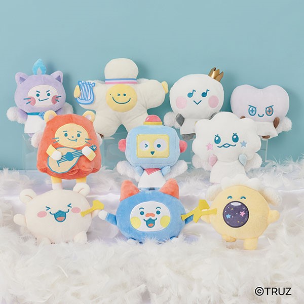 TRUZ stuffed toy Whity /(4)BONBON｜Products｜Ensky Co., Ltd.